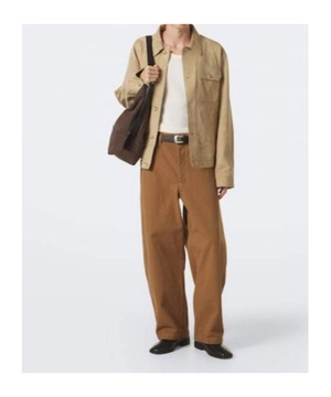 LEMAIRE Cotton Twill Barrel-leg Pants