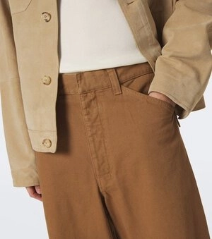 LEMAIRE Cotton Twill Barrel-leg Pants