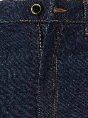 Khaite Embellished Straight-leg Jeans