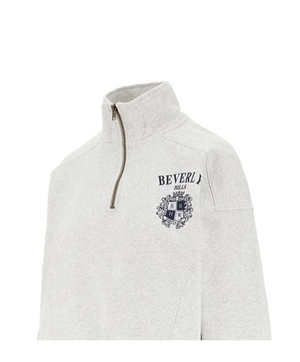 SPORTY  RICH Cotton Logo Sweatshirt