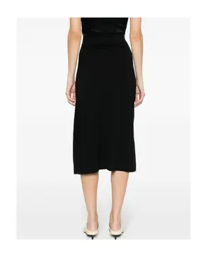 JIL SANDER High-waisted Virgin Wool Skirt