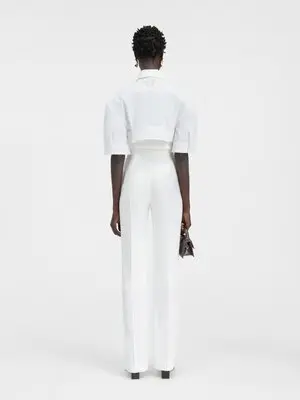 Jacquemus Slit Tapered Trousers