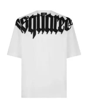 Dsquared2 Logo Printed Crewneck T-shirt - White