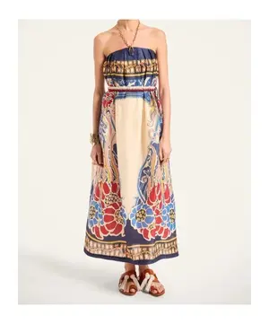 La DoubleJ Filter Strapless Maxi Dress