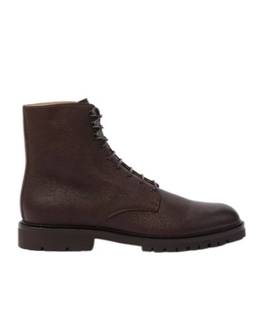 Brunello Cucinelli Leather Lace-up Boots - Brown
