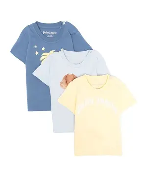 Palm Angels Logo-print Cotton T-shirt - Nude