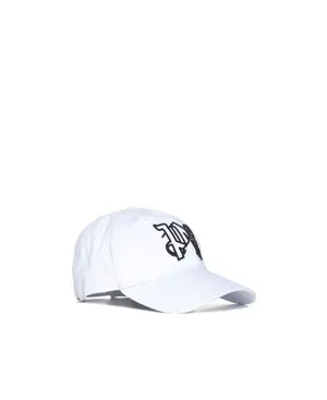 Palm Angels Monogram Embroidered Baseball Cap