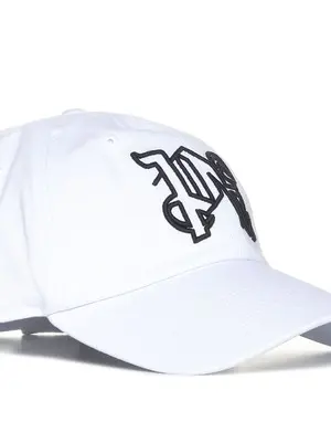 Palm Angels Monogram Embroidered Baseball Cap