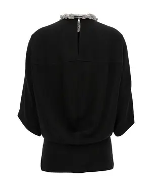 Stella McCartney Embellished Crewneck Blouse