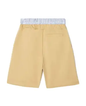 Off-White Baseball Logo-print Cotton Shorts