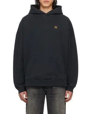 Palm Angels Back Foggy Logo Printed Hoodie