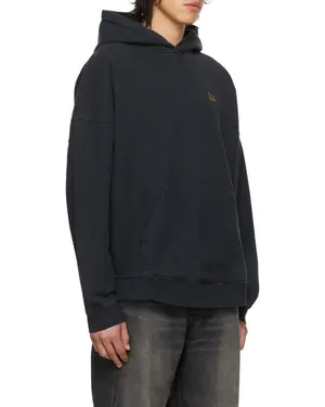 Palm Angels Back Foggy Logo Printed Hoodie