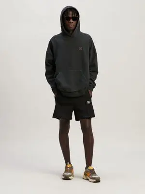 Palm Angels Back Foggy Logo Printed Hoodie