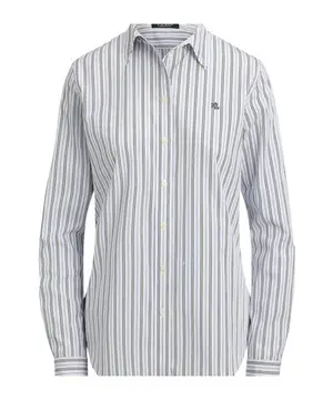 Ralph Lauren Striped Embroidered Logo Shirt