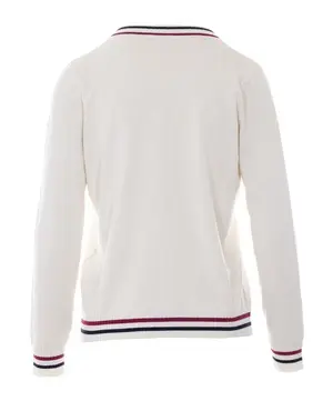 Liu Jo Logo Embellished V-neck Jumper
