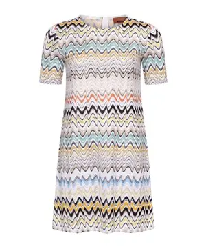 Missoni Short-sleeved Dress - Nude