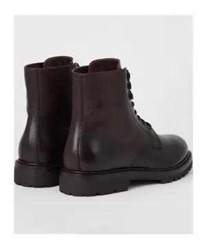 Brunello Cucinelli Leather Ankle Boots