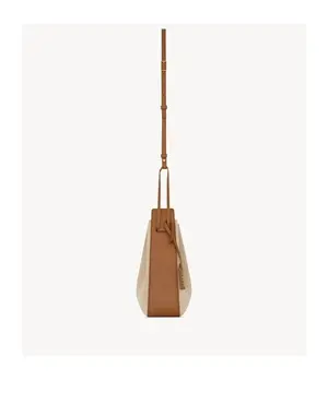 Saint Laurent Bucket Bag In Canvas
