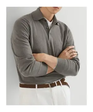 Brunello Cucinelli Cashmere Knit Polo Shirt