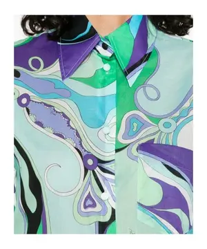 Emilio Pucci Orchid Print Shirt