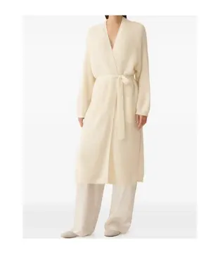 Fabiana Filippi Long Cardigan With Tie Waist