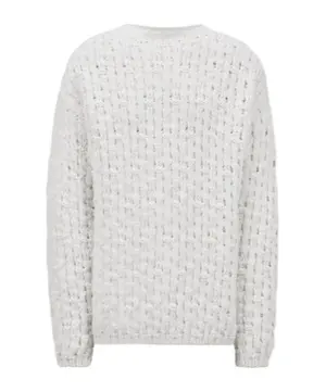 Moncler Wool Alpaca Jumper - White