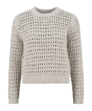 Brunello Cucinelli Long Sleeve Knit Top