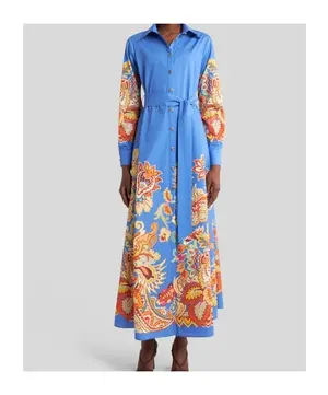 Etro Printed Poplin Shirt Dress