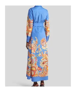 Etro Printed Poplin Shirt Dress