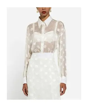 Dolce & Gabbana Dolce Gabbana Dg Logo Jacquard Shirt