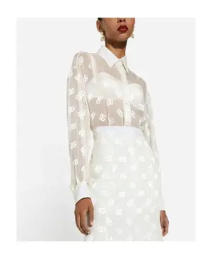 Dolce & Gabbana Dolce Gabbana Dg Logo Jacquard Shirt