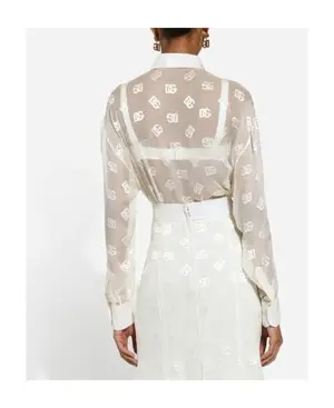 Dolce & Gabbana Dolce Gabbana Dg Logo Jacquard Shirt