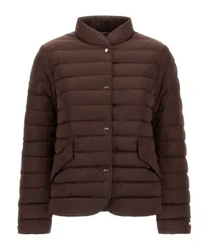 Herno Long-sleeve Quilted Cotton Jacket - Fondente