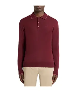 Etro Cotton-blend Polo Shirt With Pegaso Embroidery