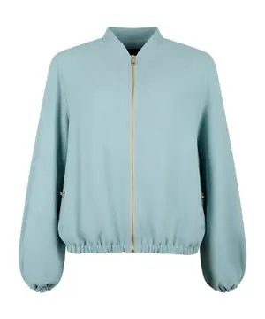 Fabiana Filippi Long-sleeve Zip-up Jacket - Verde