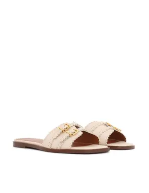 Zimmermann Goldie Flat Sandals