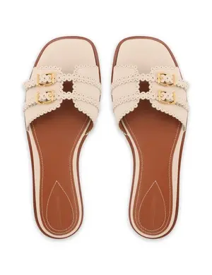 Zimmermann Goldie Flat Sandals