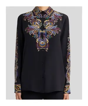 Etro Silk Paisley Print Shirt