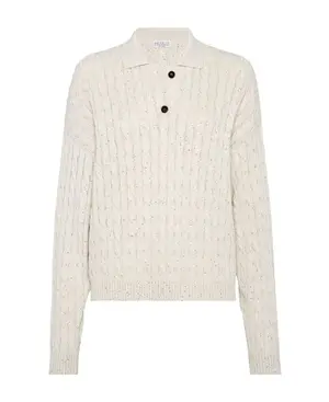 Brunello Cucinelli Sequin-embellished Straight Hem Jumper
