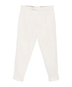 BERWICH Pleated Trousers - Latte