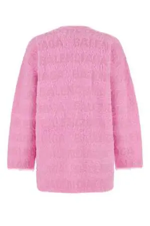 Balenciaga V-neck Oversized Knit Cardigan