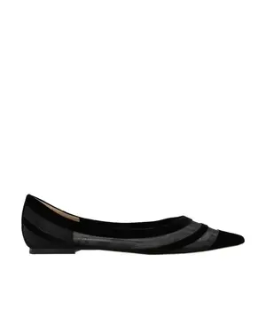 JIMMY CHOO Love Ballet Flats - Black