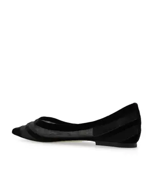 JIMMY CHOO Love Ballet Flats - Black
