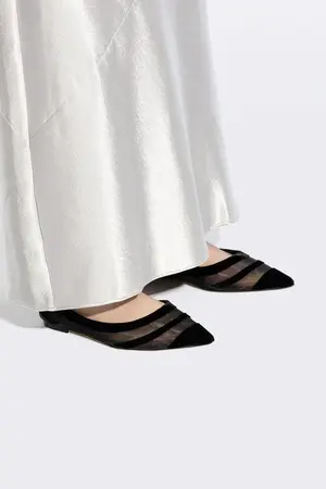 JIMMY CHOO Love Ballet Flats - Black