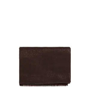 Brunello Cucinelli Solid Color Scarf - Black