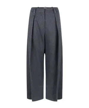 Brunello Cucinelli Casual Trousers With Belt Loops - Black
