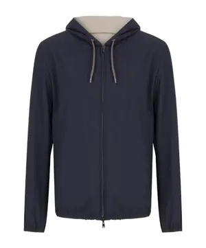 Herno Reversible Hooded Jacket - Black