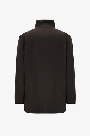 Brunello Cucinelli High-necked Long-sleeved Cotton Coat