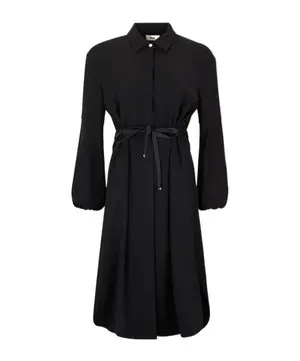 Herno Long Sleeve Dress - Black