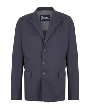 Herno Long-sleeved Suit Jacket - Black